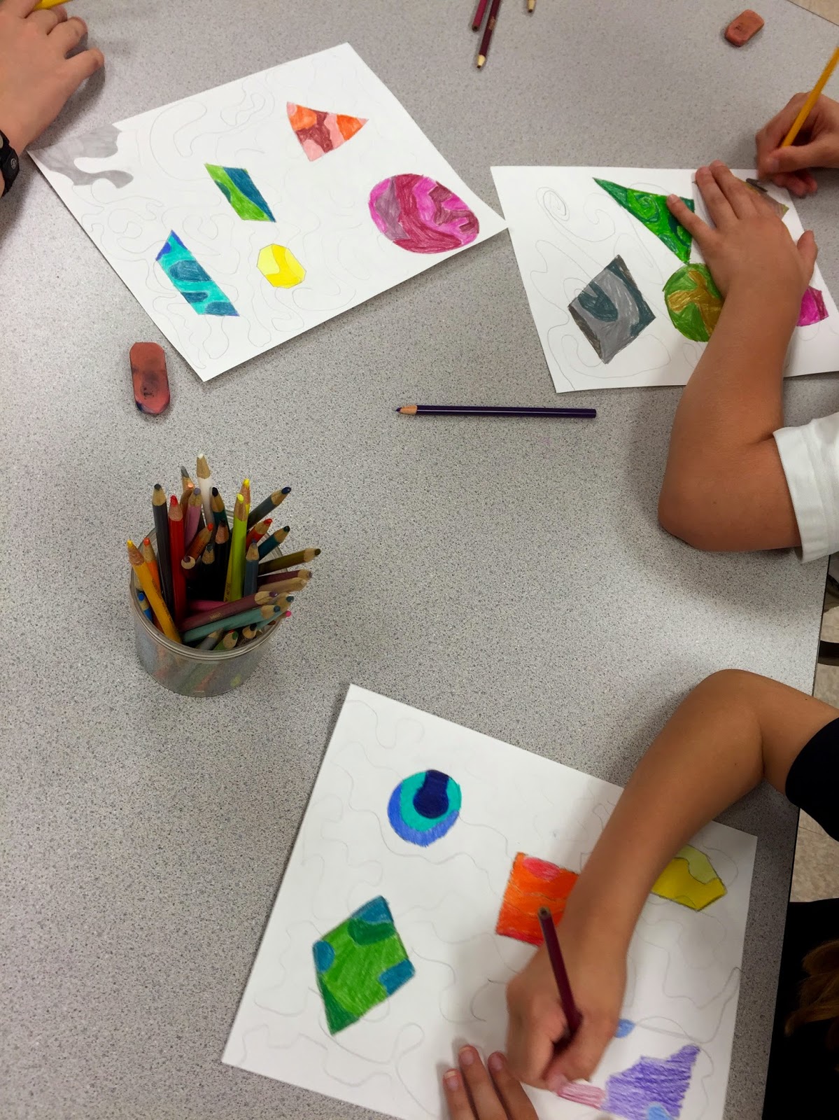 Art Class with Mrs. Kilpatrick: 4th Grade Continuous Line Drawings